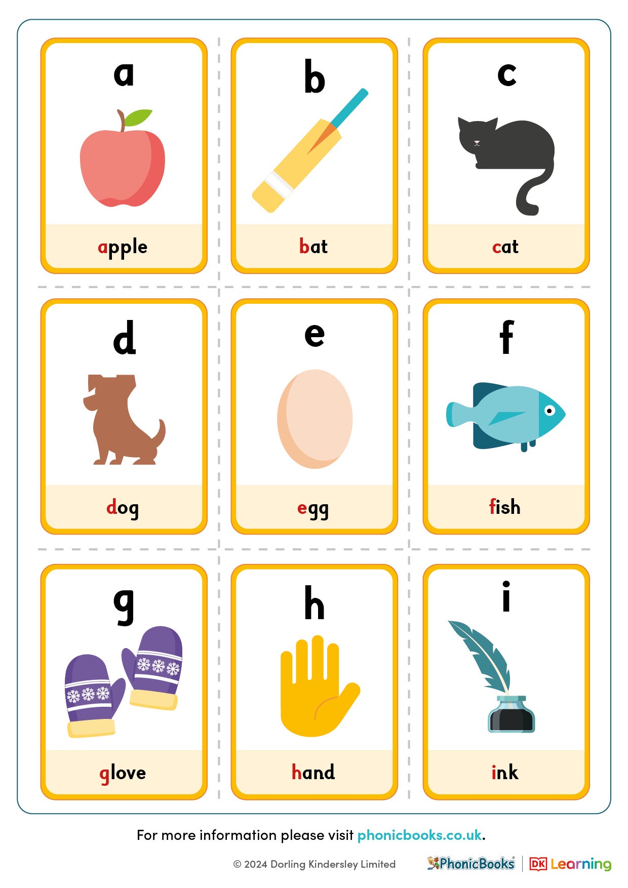 Snap cards: A-Z (Colour) – Phonic Books UK