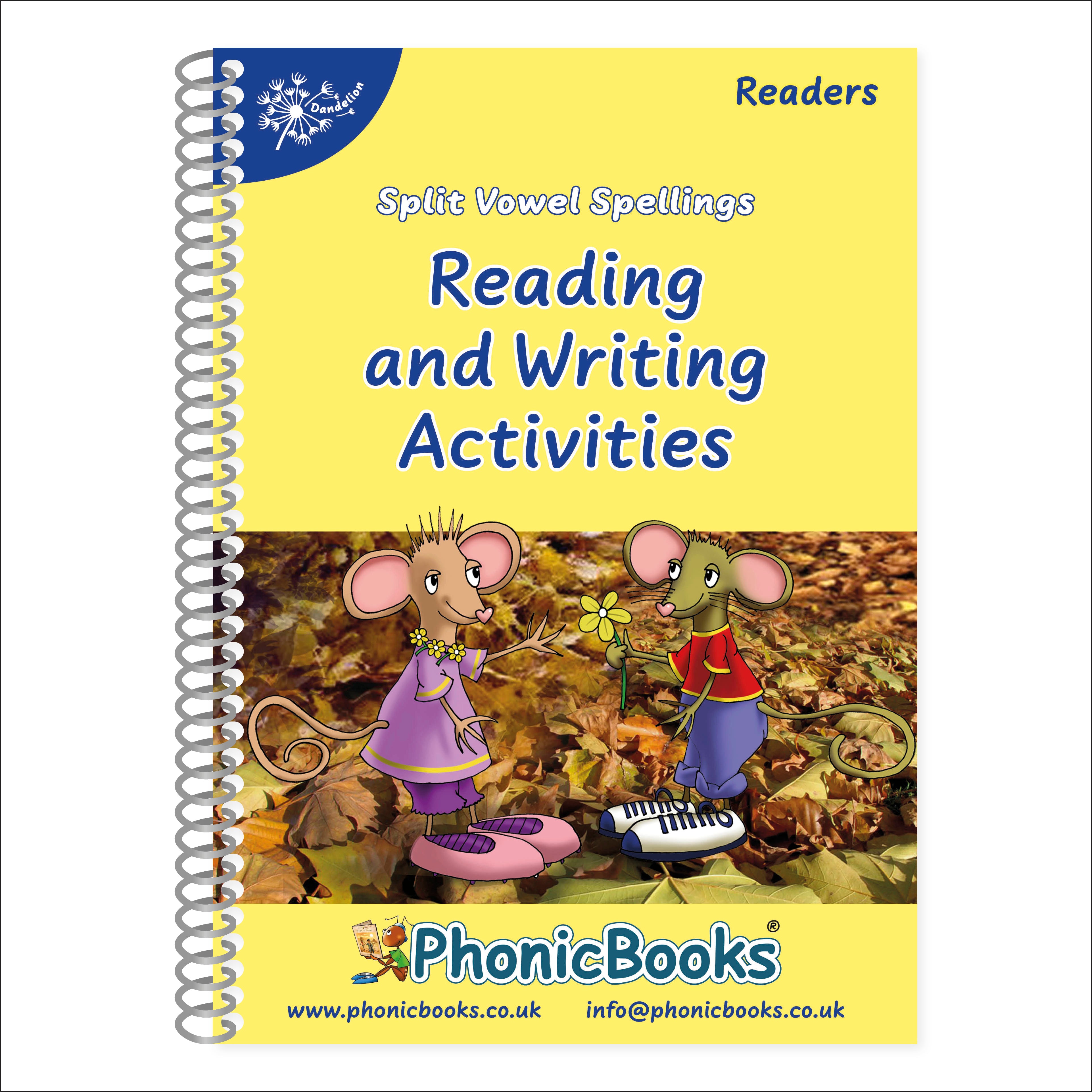 Dandelion Readers Split Vowel Spellings Activities – Phonic Books UK