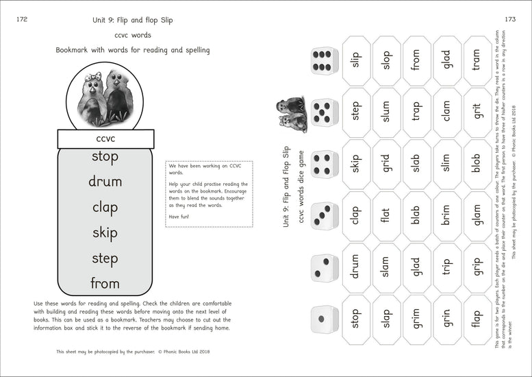 Dandelion Readers Reading and Writing Activities Set 1 Units 1-10 ...