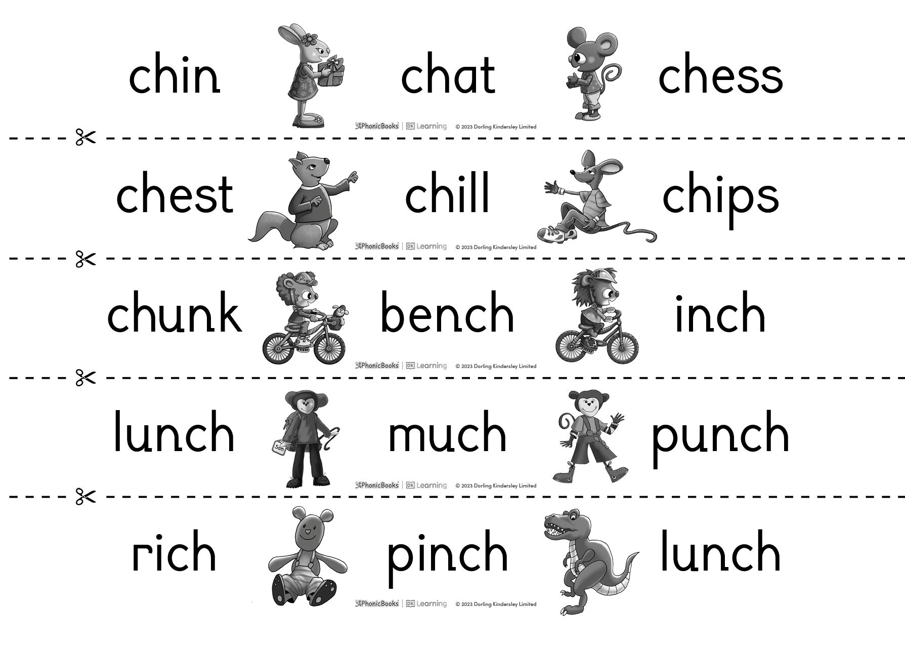 Paper chains: 'ch' – Phonic Books UK