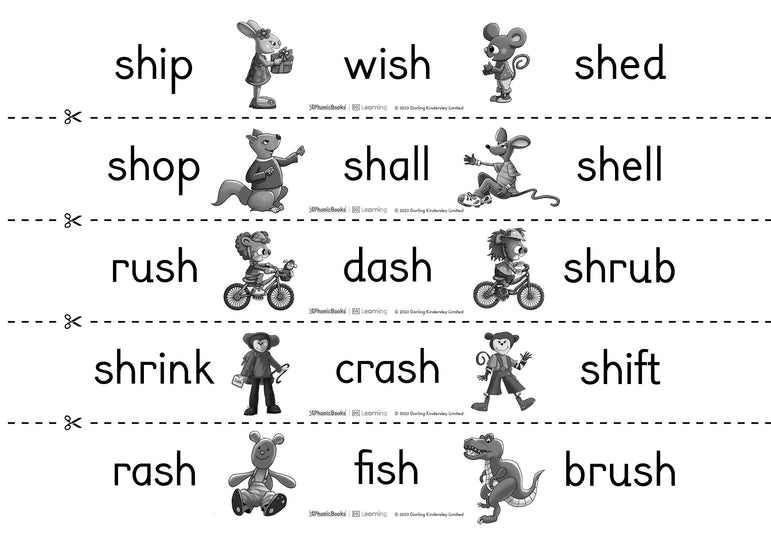 Paper chains: 'sh' – Phonic Books UK