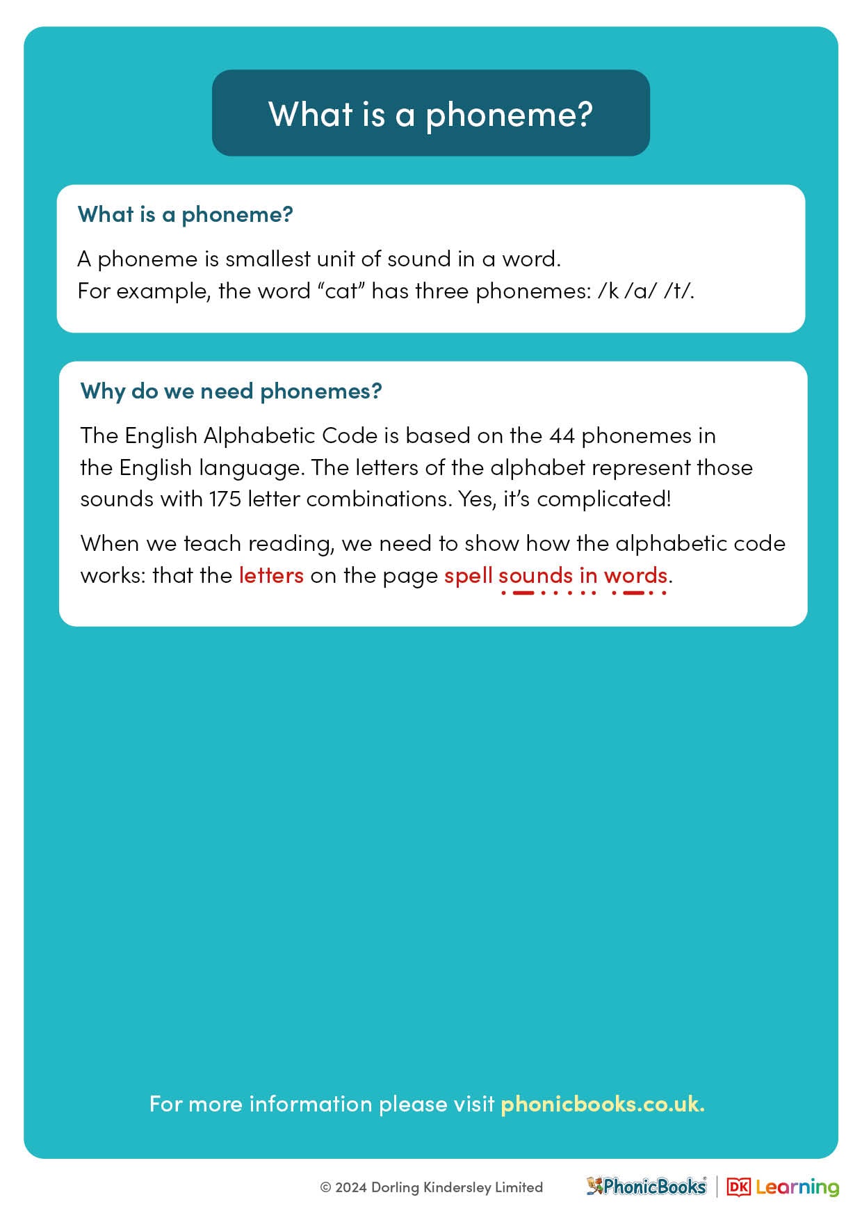 Phonics explained: What is a phoneme? – Phonic Books UK