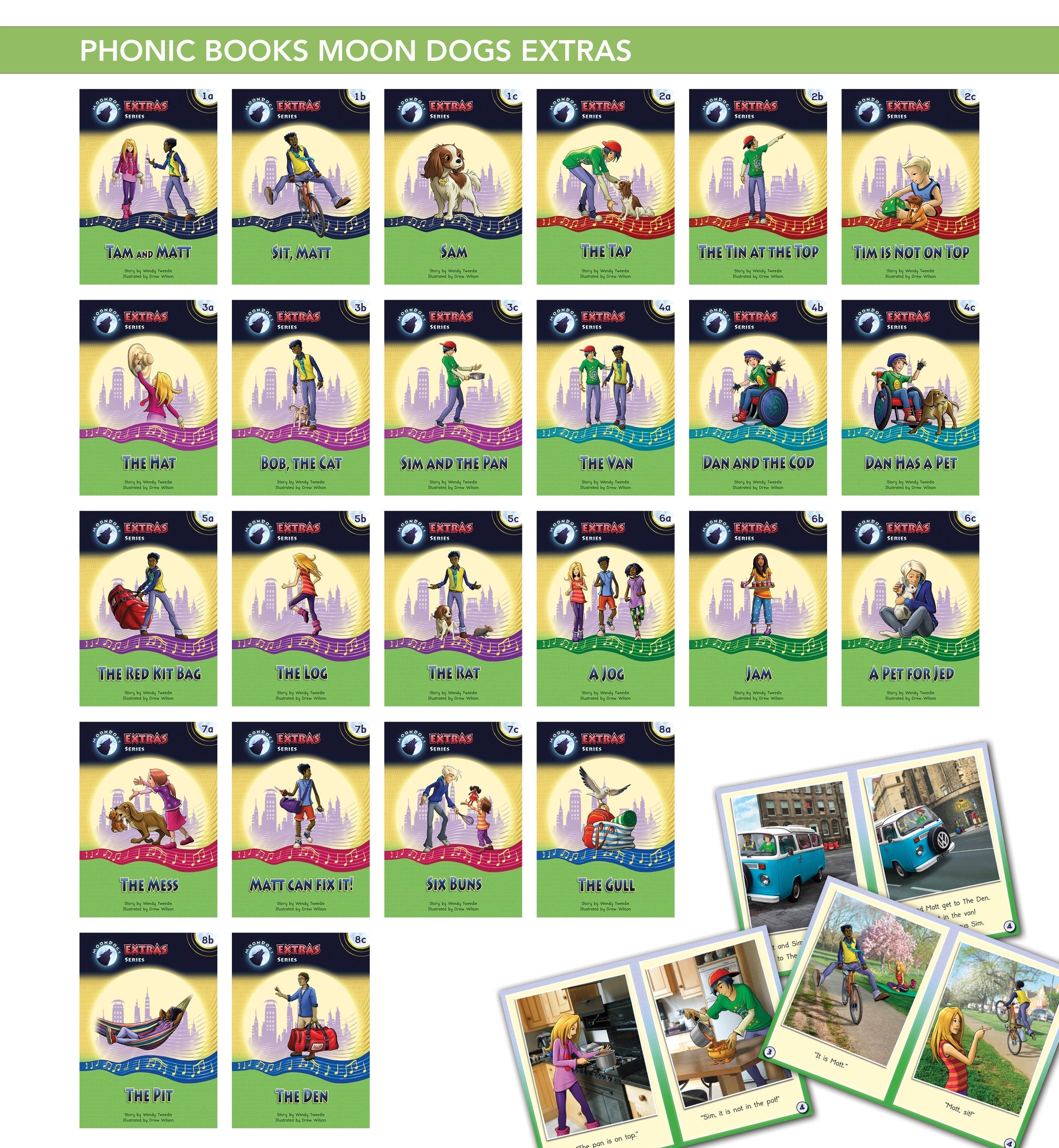 Moon Dogs Extras Set 1 – Phonic Books UK