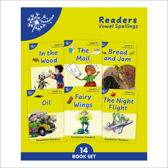 Dandelion Readers Vowel Spellings Level 1 – Phonic Books UK